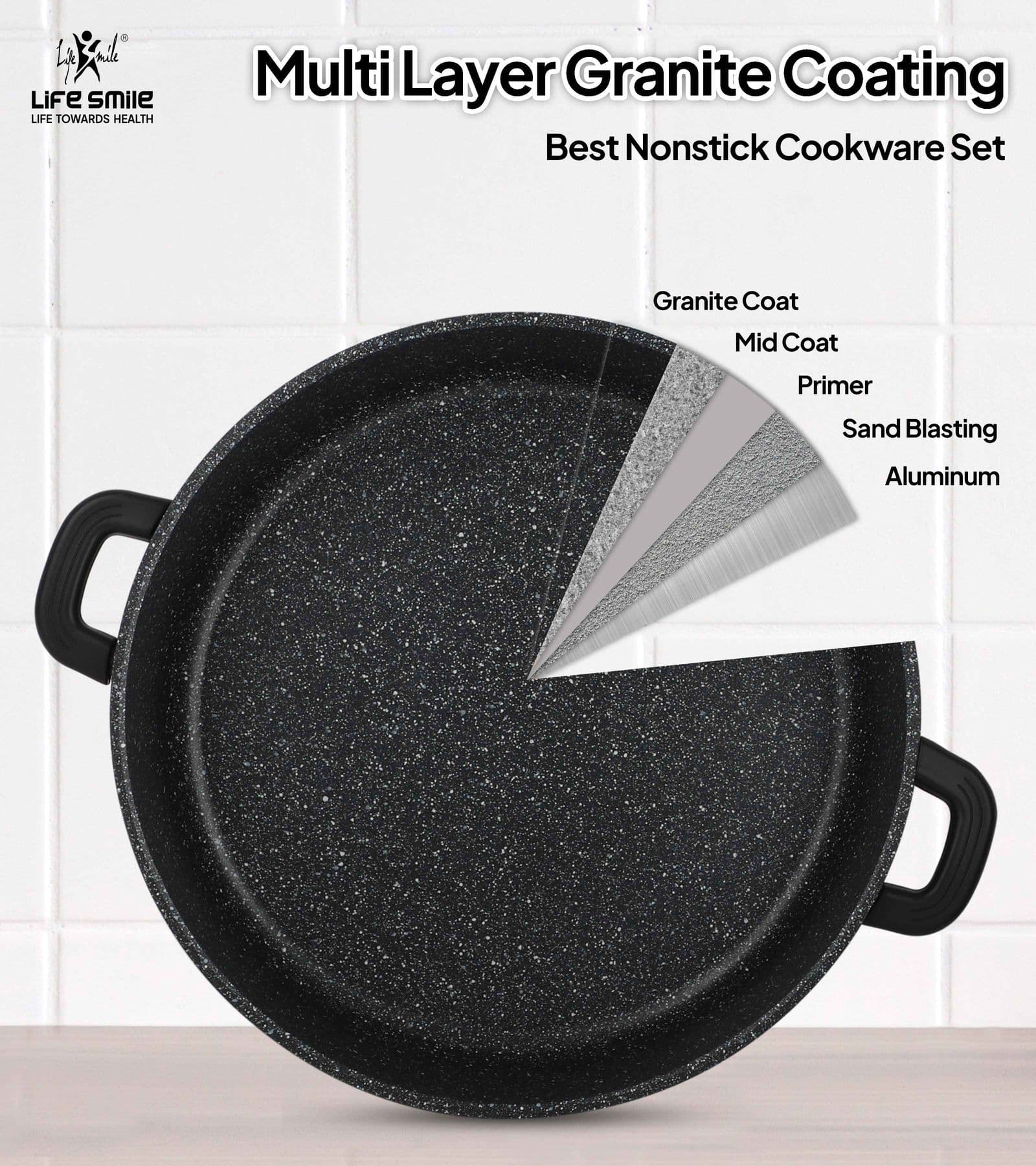 Lifesmile | Best Granite Classic Family | Best Cookware Sets | Granite ...