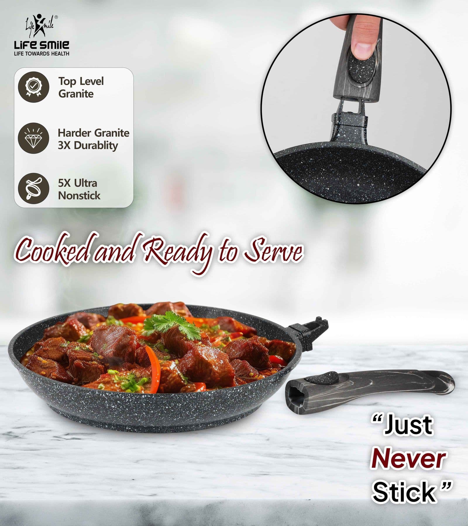 Lifesmile | Best Granite Classic Family | Best Cookware Sets | Granite ...